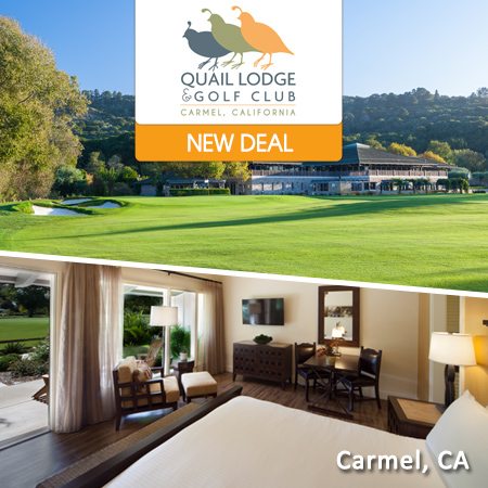 Stay and Play Golf Package at Quail Lodge & Golf Club - Carmel, CA