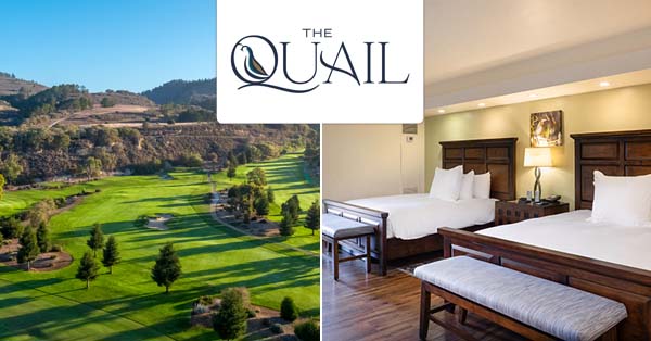Stay & Play Golf Package at Quail Lodge & Golf Club - Carmel, CA
