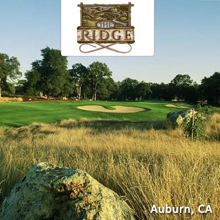 Two Players at The Ridge Golf Course - Auburn, CA